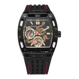 Guess Uhr 'Phoenix' Herren Gr&ouml;&szlig;e One Size gold / rot / schwarz