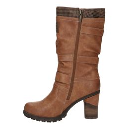 Mustang Stiefel Damen Gr&ouml;&szlig;e 42 braun / cognac / dunkelbraun Winterschuhe