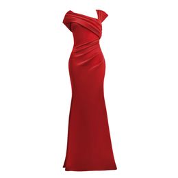 Goddiva Maxikleid Damen Gr&ouml;&szlig;e 40 rot Winterkleid