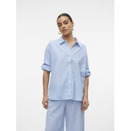 V&eacute;ro Moda Vero Moda Bluse Damen Gr&ouml;&szlig;e L blau / wei&szlig;