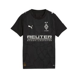 Puma Borussia Mönchengladbach Trikot 3rd 2025/2026 Kids Schwarz F03, Größe 128, Kinder, Fan Artikel - 11teamsports
