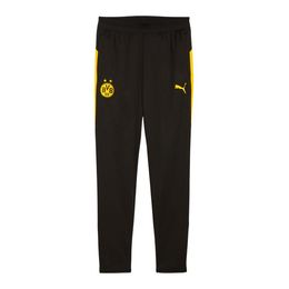 Puma Borussia Dortmund Pockets Trainingshose Kids Schwarz F05, Größe 164, Kinder, Fan Artikel - 11teamsports