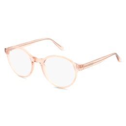 Fielmann LD 040 CL CHRIS Brille Unisex | Fassung: Vollrand, Rund, Rose Transparent