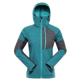Alpine Pro Softshelljacke in Türkis - 67% | Größe M | Damen-outdoorjacken