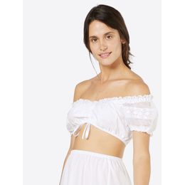 Kr&uuml;ger Dirndl Kr&uuml;ger Madl Dirndl-Bluse Damen Gr&ouml;&szlig;e 46 offwhite