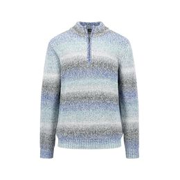 Fynch-Hatton Pullover in Hellblau/ Grau - 62% | Gr&ouml;&szlig;e L | Herren-plussize