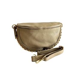 Florence Bags Leder-Brustbeutel "Starly" in Beige - (B)25 x (H)16 x (T)8 cm - 77% | Damen-koffer-reisegepaeck