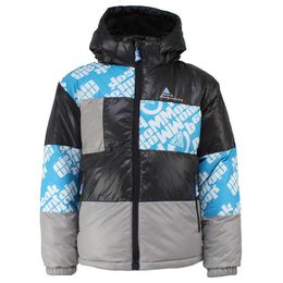 Peak Mountain Winterjacke in Schwarz/ Hellgrau/ Hellblau - 61% | Größe 116 | Kinderjacken