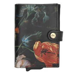 Micmacbags Leder-Geldbörse in Schwarz - (B)7 x (H)10 x (T)1 cm - 67% | Portemonnaies-etuis