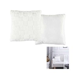 THE HOME DECO FACTORY Kissen ''Cocooning'' in Weiß - (L)40 x (B)40 cm - 29% | Dekokissen
