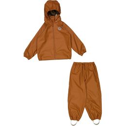 Wheat 2tlg. Regenoutfit "Charlie" in Hellbraun - 52% | Größe 98 | Kinder-outdoor-jacken