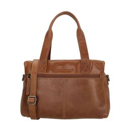 HIDE & STITCHES Leder-Henkeltasche in Hellbraun - (B)41 x (H)31 x (T)11 cm - 55% | Damen-taschen