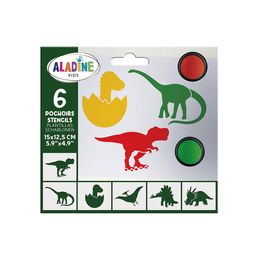Aladine Schablonen-Set "Dinosaurier" - ab 4 Jahren - 16% | Kinder-kreativspielzeug