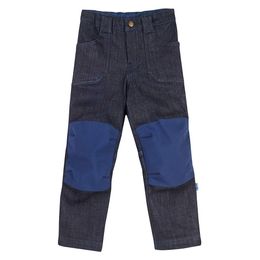 Finkid Funktionshose "Kalle Thermo Denim" in Dunkelblau - 73% | Größe 80/90 | Babyhosen