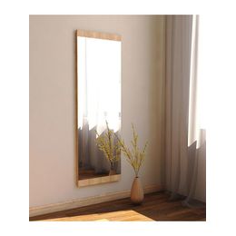 Evila Spiegel "Azus" in Natur - (B)4 x (H)120 cm - 73% | Spiegel