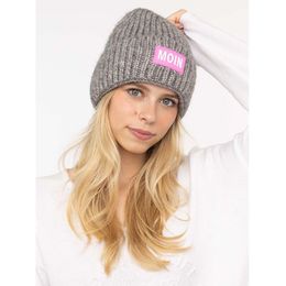 Zwillingsherz Mütze in Grau - 34% | Damen-muetzen-caps