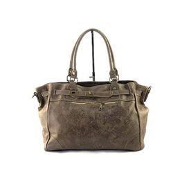 Marlon Leder-Schultertasche "Cecine" in Braun - (B)42 x (H)28 x (T)18 cm - 76% | Damen-taschen