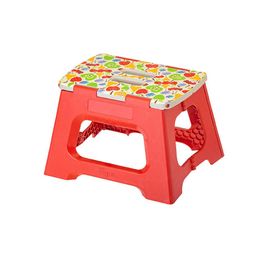 Vigar Hocker in Rot/ Bunt - (H)23 cm - 11% | Sitzmoebel