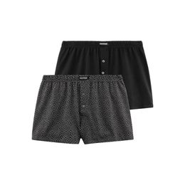 Bruno Banani Boxershorts Herren Gr&ouml;&szlig;e XL grau / schwarz