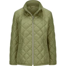 CRÉATION L Damen Steppjacke mit Sandwich-Stepp und Wattierung schilf Größe 40