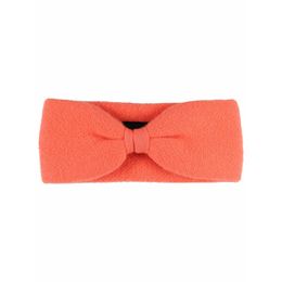 Stirnband Zwillingsherz ""Knoten"", Damen, neon orange, Strick;Wintermode, Kaschmir, Mützen, Cashmere, Feinstrick