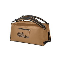Reisetasche Jack Wolfskin "TRAVELTOPIA DUFFLE 45", braun (dunelands), Polyester, Taschen