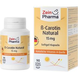Beta Carotin Natural 15 mg Weichkapseln ZeinPharma 90 St