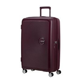 Hartschalen-Trolley American Tourister "SOUNDBOX, in verschiedenen Farben und Größen", Gr. B/H/T: 51,5cm x 77cm x 29,5cm 97 l, wild cherry, Polypropylen, unifarben, Koffer, Reisekoffer Trolley Aufgabegepäck TSA-Zahlenschloss Volumenerweiterung