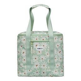 Strandtasche Roxy "Water Effect", grün (laurel grün dream big floral), 100% Polyester, Taschen