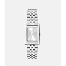 Quarzuhr Liebeskind Berlin "Classic Square", silberfarben, silberfarben, Armbanduhren, Damen, Armbanduhr, Damenuhr, Edelstahlarmband, analog