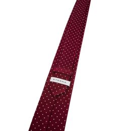 Krawatte Eterna, Herren, Gr. onesize, weinrot, Seide, Krawatten