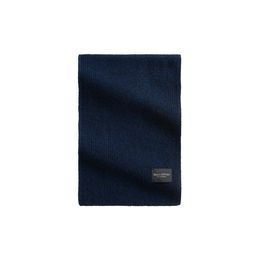 Marc O'Polo Strickschal MARC O'POLO "aus recyceltem Schafwolle-Mix", Damen, schwarz navy, Obermaterial: 31% Wolle (Schafwolle), 29% Schurwolle, 20% Viskose, 20% Polyamid, unifarben, Modetücher