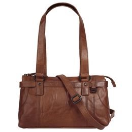 SPIKES & SPARROW Henkeltasche SPIKES & SPARROW, Damen, Gr. B/H/T: 31cm x 17cm x 9cm onesize, braun (cognac), Leder, vintage, Taschen, echt Leder