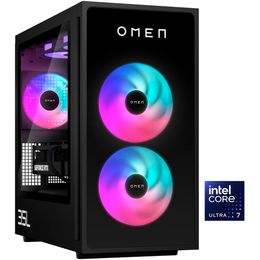 HP Gaming-PC "GT16-0064ng", schwarz, Microsoft Windows 11 Home, 32 GB RAM 1.000 GB SSD, Desktop-PCs