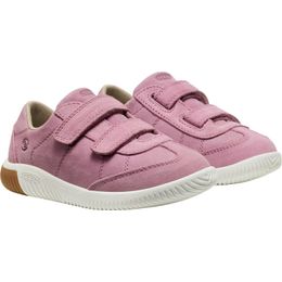 Keen Jungen Barfußschuh "KNX T-TOE DS", Gr. 27lilas, star weiß, Leder, Schuhe