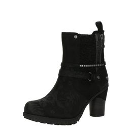 Mustang Stiefelette Damen Gr&ouml;&szlig;e 37 schwarz / silber Winterschuhe