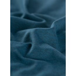 Strickmütze TRIGEMA "TRIGEMA Soft-Cap", Kinder, Gr. 900, blau (saphir, melange), Baumwollmischung, Mützen
