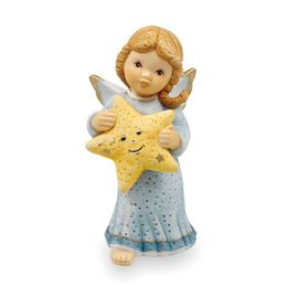Goebel Dekofigur "Schutzengel Mein Stern", B/H/T: 4,5cm x 8,5cm x 4cmbunt, Wohnzimmer, Dekofiguren, 4 x 4,5 x 8,5 cm