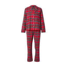 Hunkem&ouml;ller Hunkem&ouml;ller Pyjama Damen Gr&ouml;&szlig;e XS azur / dunkelgr&uuml;n / rot / wei&szlig; Winterkleid