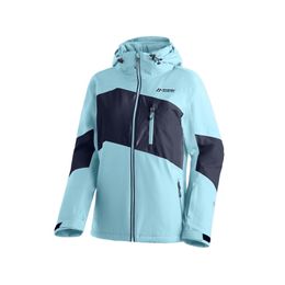 Skijacke Maier Sports "Amiata W", Damen, Gr. 36, aquablau, 100% POLYESTER, Jacken, Damen Winterjacke wasserdicht u. atmungsaktiv