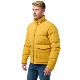 Daunenjacke Jack Wolfskin "NORDLICHT JACKET", Herren, Gr. 3XL, gelb (mustard), Obermaterial: 100% Polyamid. Futter: 100% Polyester. Wattierung: 80% Entendaune, 20% Entenfeder, Jacken, Wärmend, winddicht, Daunenjacke