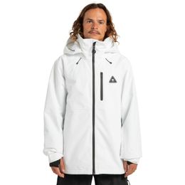 DC Shoes Herren Snowboardjacke "Basis 30K"wei&szlig;, schwarz, Gr. L, 100% Polyester, Jacken
