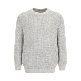 Jack & Jones Plus Jack & Jones Plus Pullover 'JJGLOBAL' Herren Gr&ouml;&szlig;e 6XL graumeliert