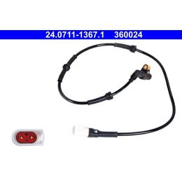 ATE Sensor, Raddrehzahl vorne rechts links f&uuml;r MAZDA FORD 1021861 96FB-2B372-BD 96FB-2B372-BE 24.0711-1367.1