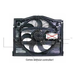 NRF L&uuml;fter, Motork&uuml;hlung 12V 390mm f&uuml;r BMW 64548373957 65546905076 6905076 47027