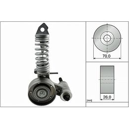 INA Riemenspanner, Keilrippenriemen 70mm für GENERAL MOTORS VAUXHALL OPEL CHEVROLET 1340267 1340085 1340550 533 0085 30