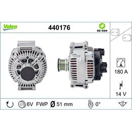 Valeo Generator REMANUFACTURED PREMIUM 14V 180A für MERCEDES-BENZ (FJDA) A6461541102 A646154110280 6461540102 440176