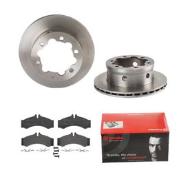 Brembo Bremsensatz-Hinterachse Bremsensatz, Scheibenbremse vorne rechts links innenbel&uuml;ftet 285mm f&uuml;r SKODA VW SEAT DODGE AUDI MERCEDES-BENZ A00442024