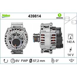 Valeo Generator NEW ORIGINAL PART 14V 140A für SKODA VW (SVW) SEAT (FAW) CUPRA AUDI 6J903023BX 6J903023H 06J903023AX 439814