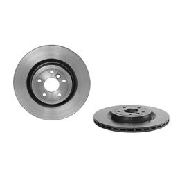 Brembo Bremsscheibe COATED DISC LINE hinten rechts links innenbel&uuml;ftet 325mm f&uuml;r JAGUAR (CHERY) T4N1744 09.C209.21